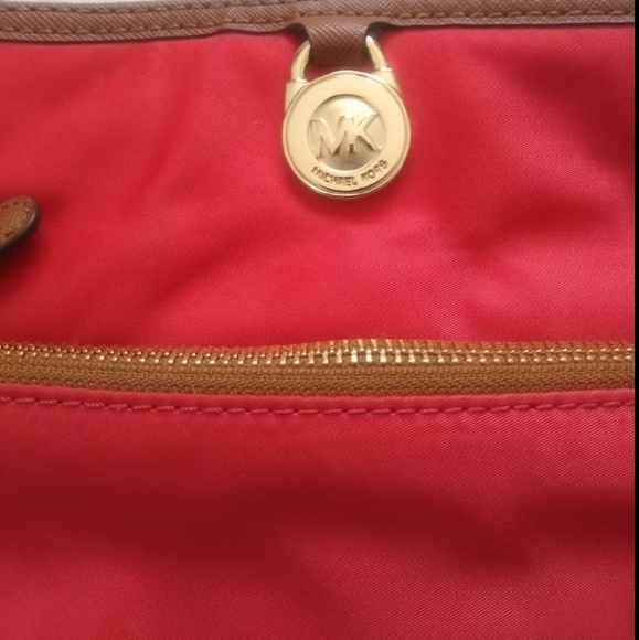 Michael Kors | Bags | Michael Kors Red Crossbody Bag | Poshmark